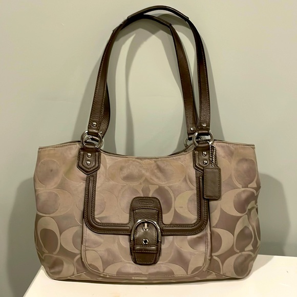 Coach | Bags | Coach Vintage Campbell Signature Belle Tote | Poshmark